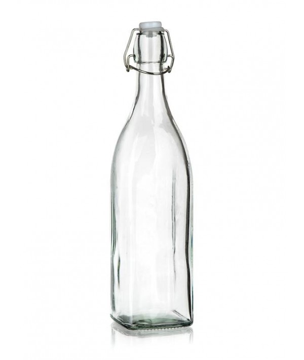 Stiklinis butelis su kamščiu 0,95l YARA